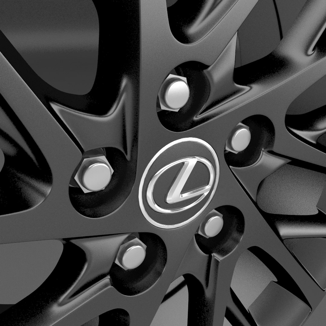 3d Lexus Wheel1 Model