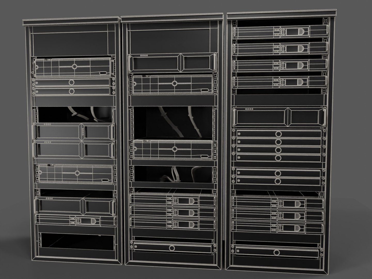 3D computer servers - TurboSquid 1976525