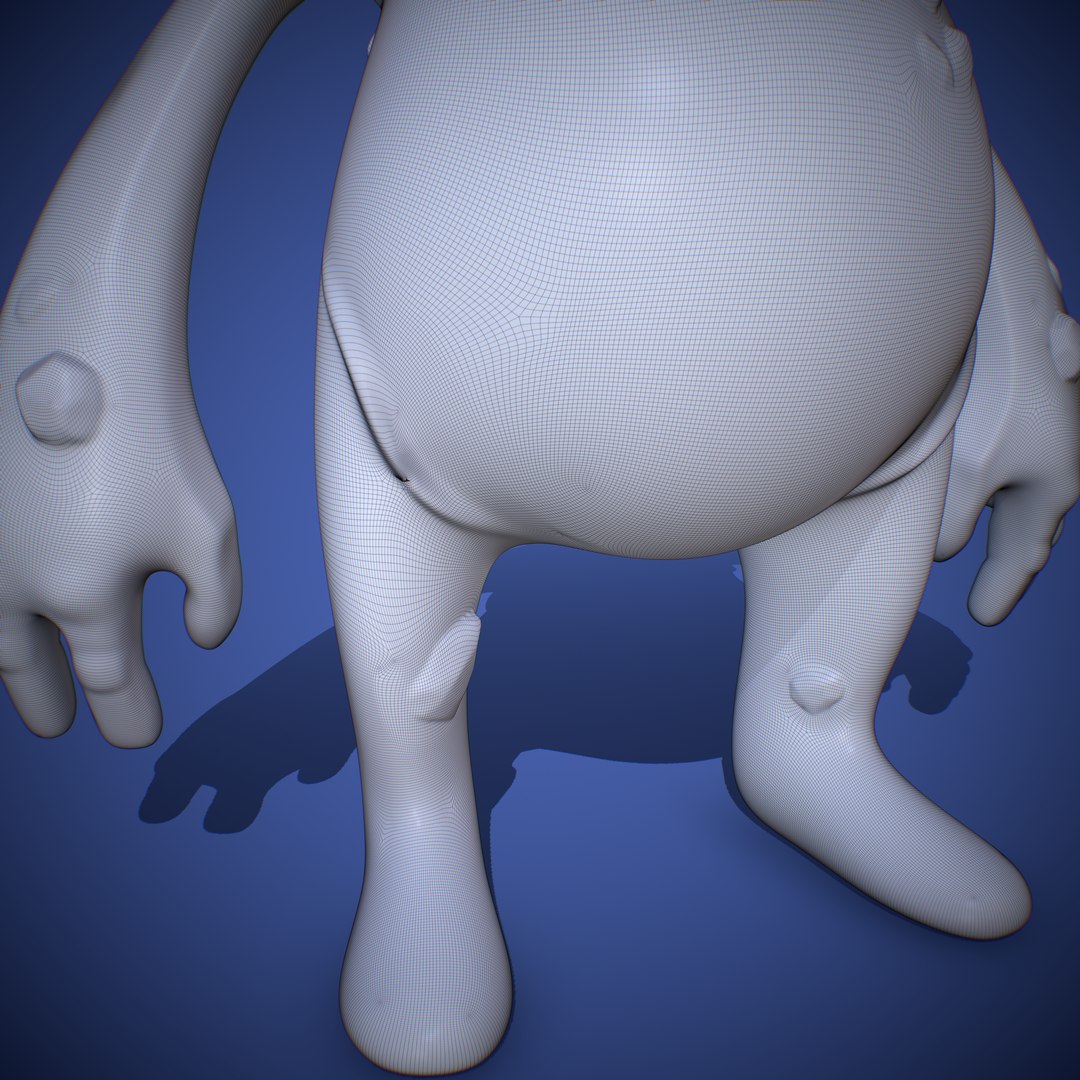 3D Monster Hugo - Print - TurboSquid 1509796