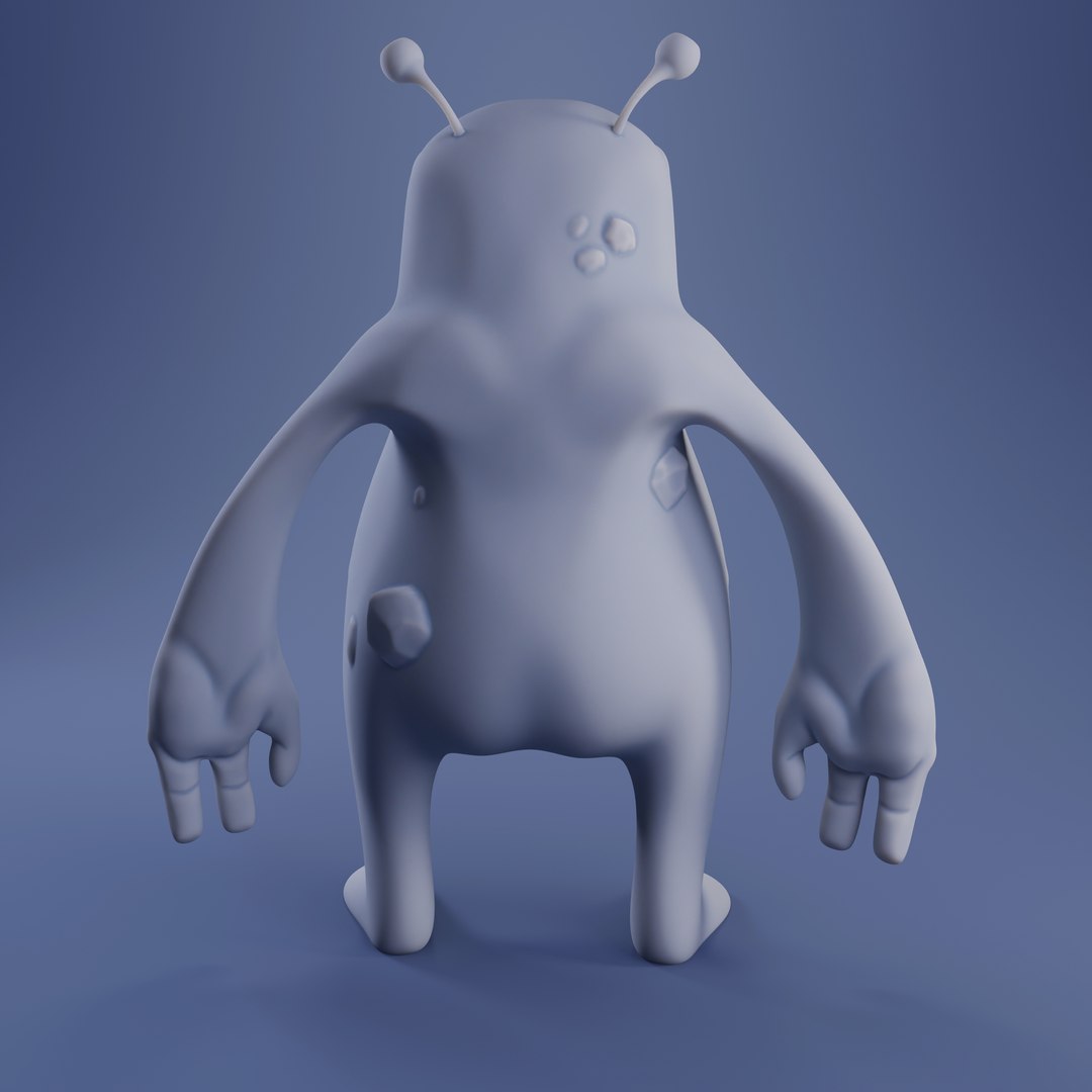 3D Monster Hugo - Print - TurboSquid 1509796