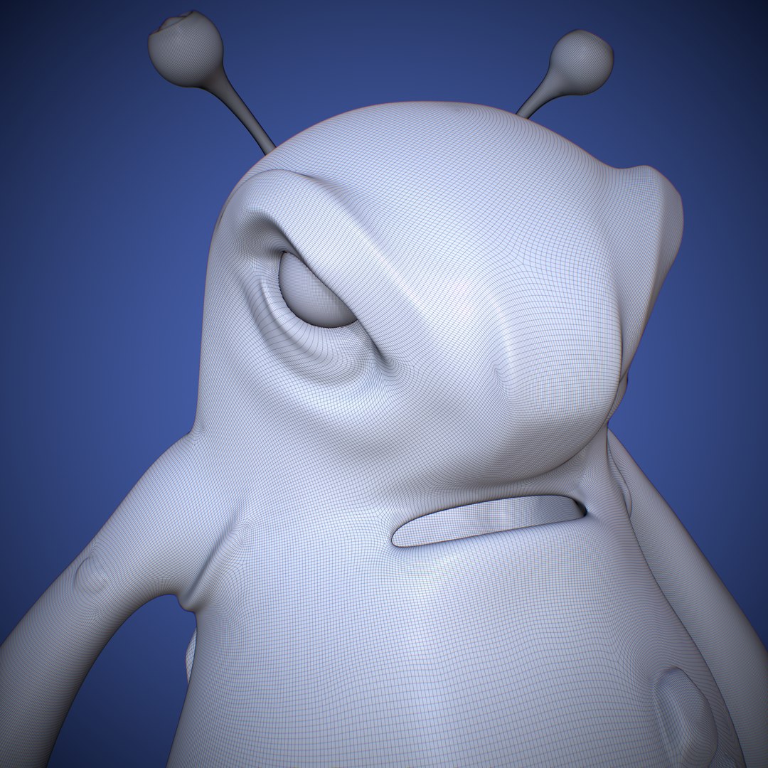 3D Monster Hugo - Print - TurboSquid 1509796