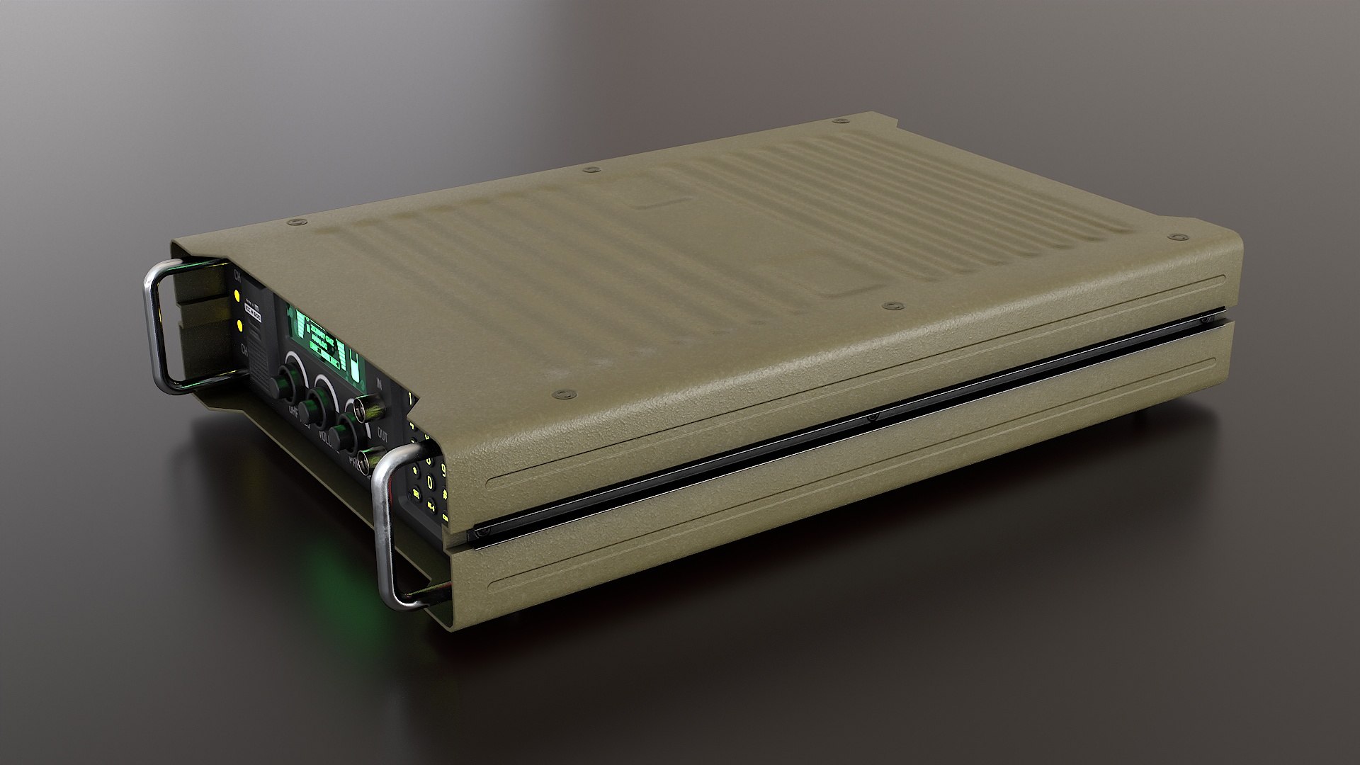 Military Radio Communication Device Low-poly 3D model - TurboSquid 2070203