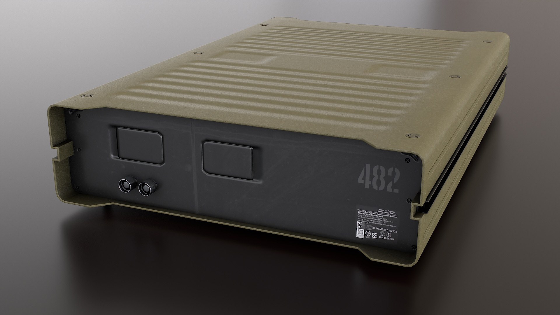 Military Radio Communication Device Low-poly 3D model - TurboSquid 2070203