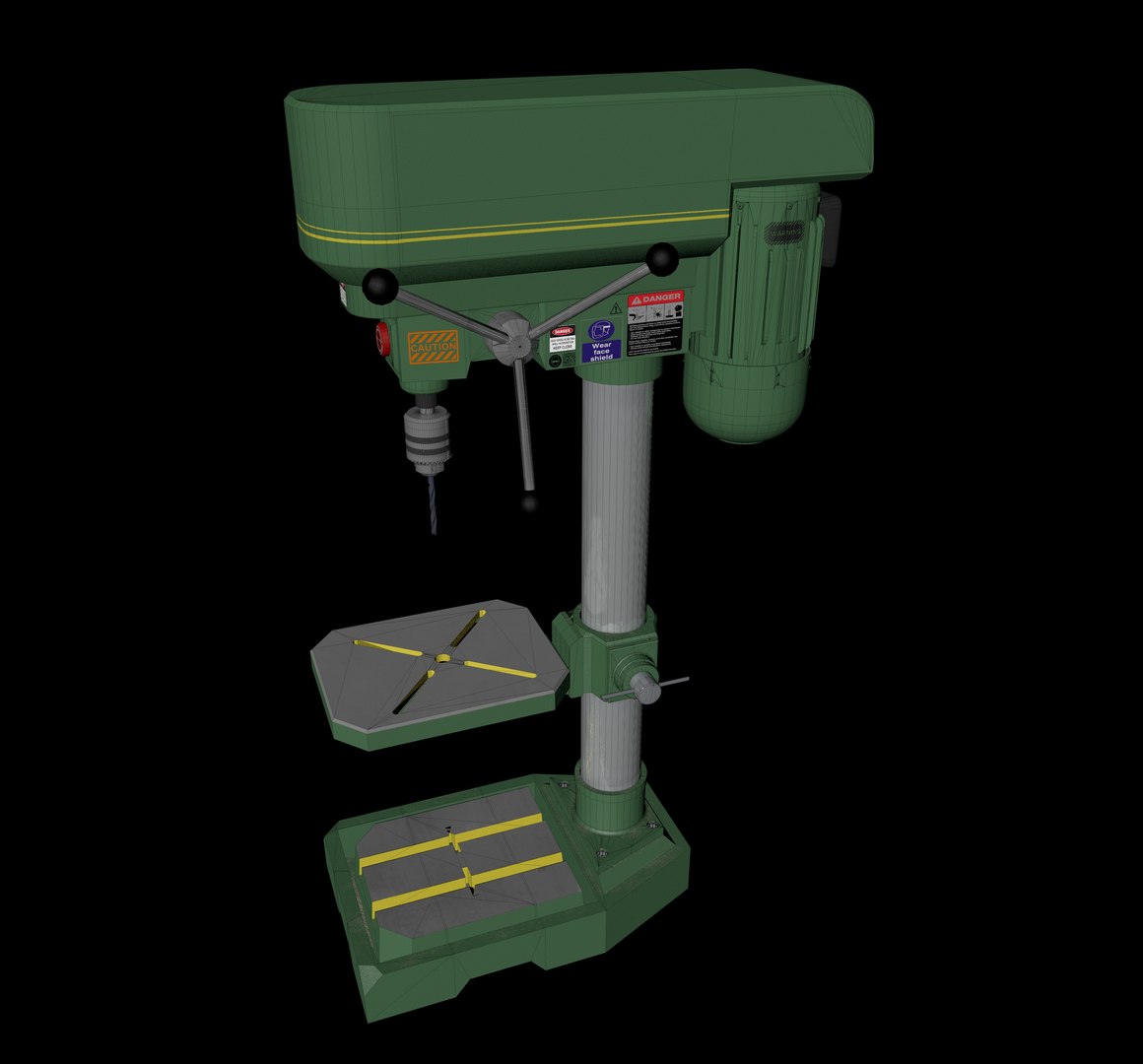 Drill Press 3D Model - TurboSquid 1646430