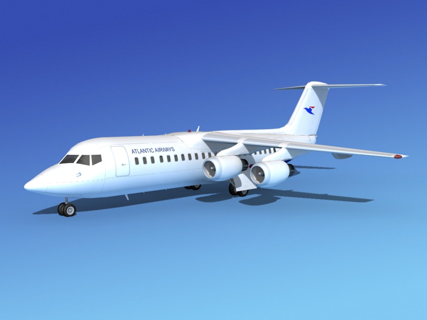 3d Bae 146 Model