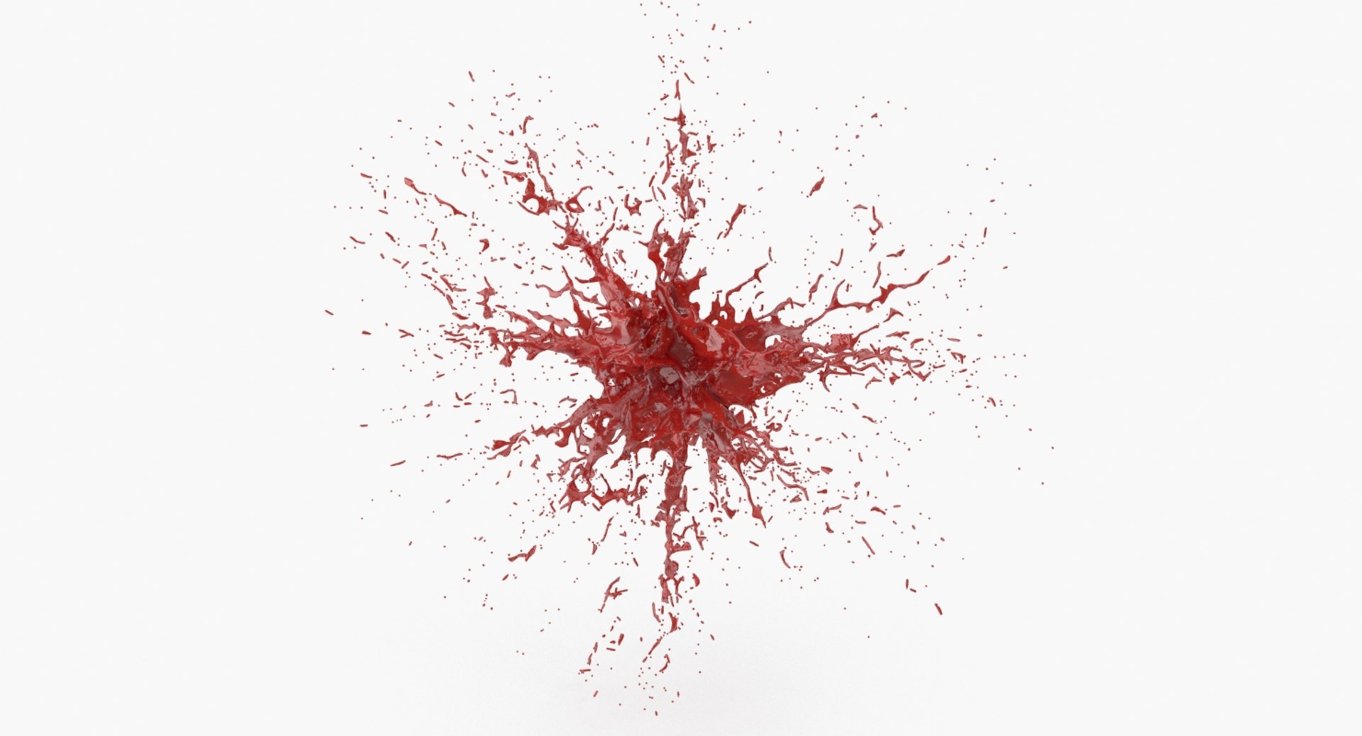 Blood Splash Model - TurboSquid 1401218