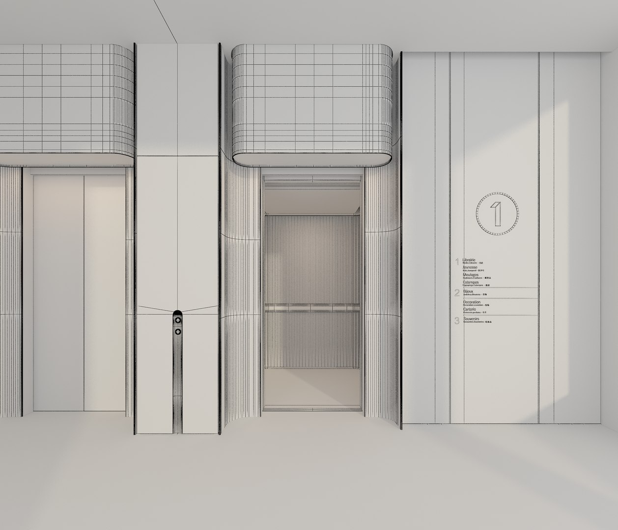 Elevator Model - TurboSquid 2358246
