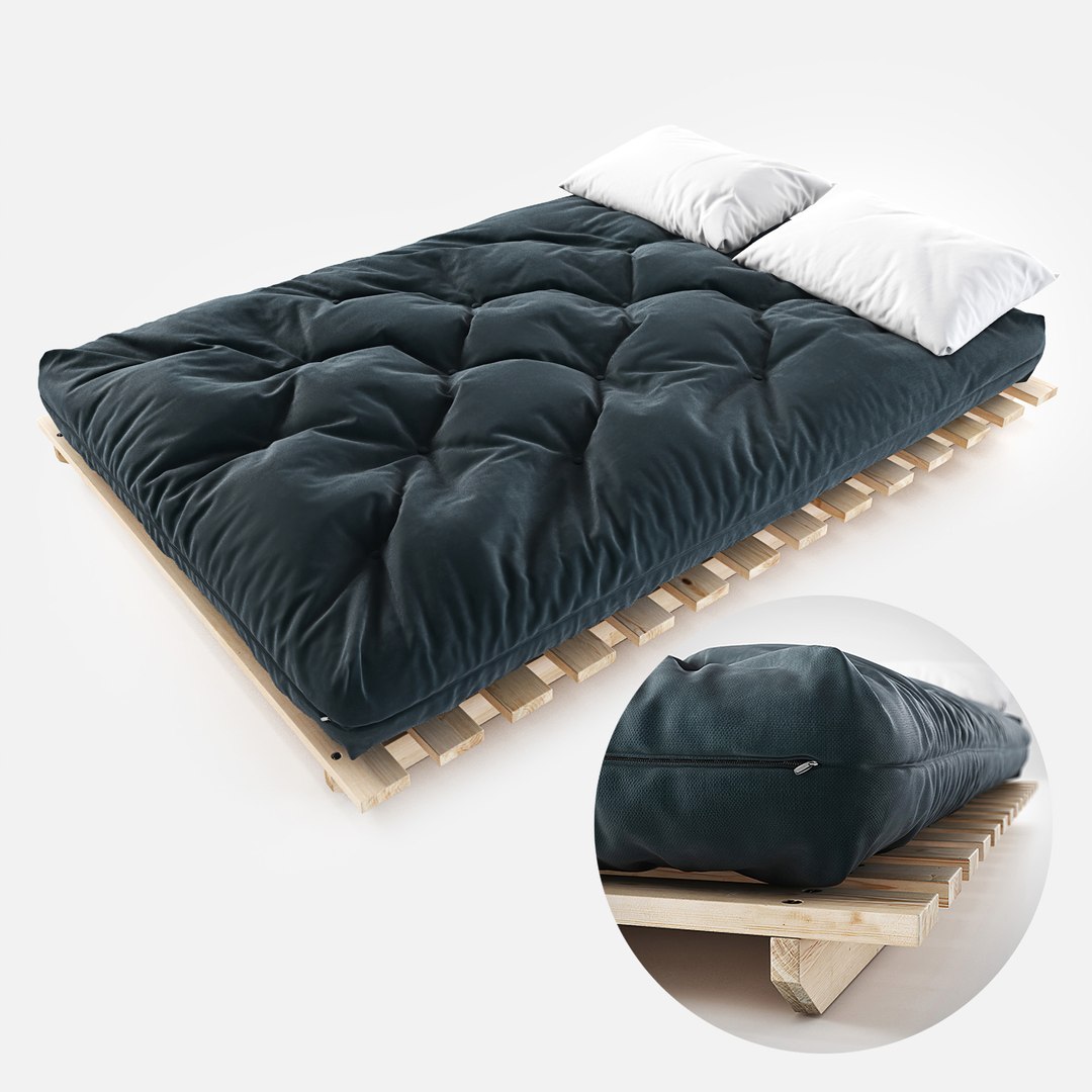 Japanese Futon 01 3D Model - TurboSquid 1777040