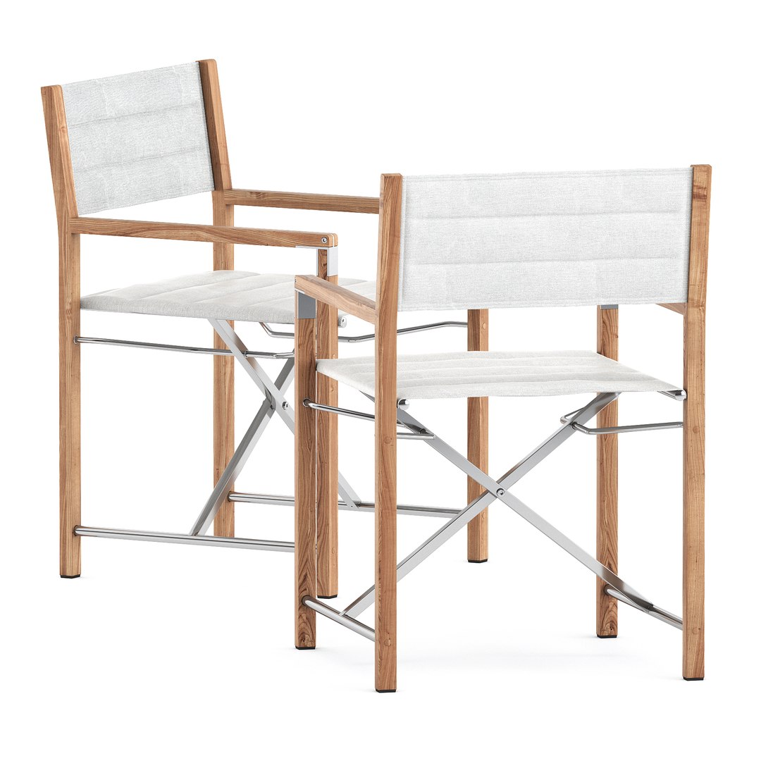 Cross chair teak and Trento dining table 3D model - TurboSquid 1831034