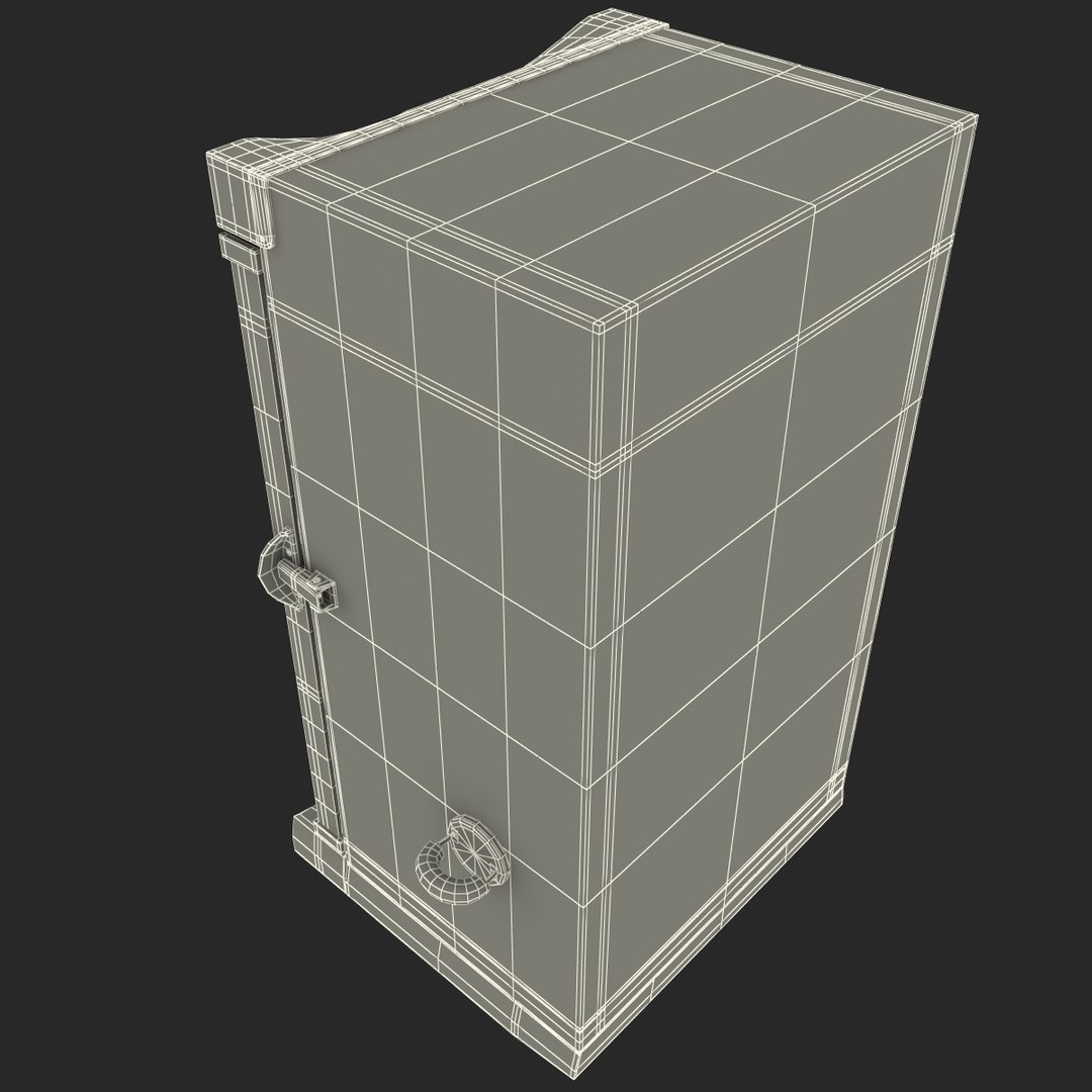 electric smoker masterbuilt 3d model