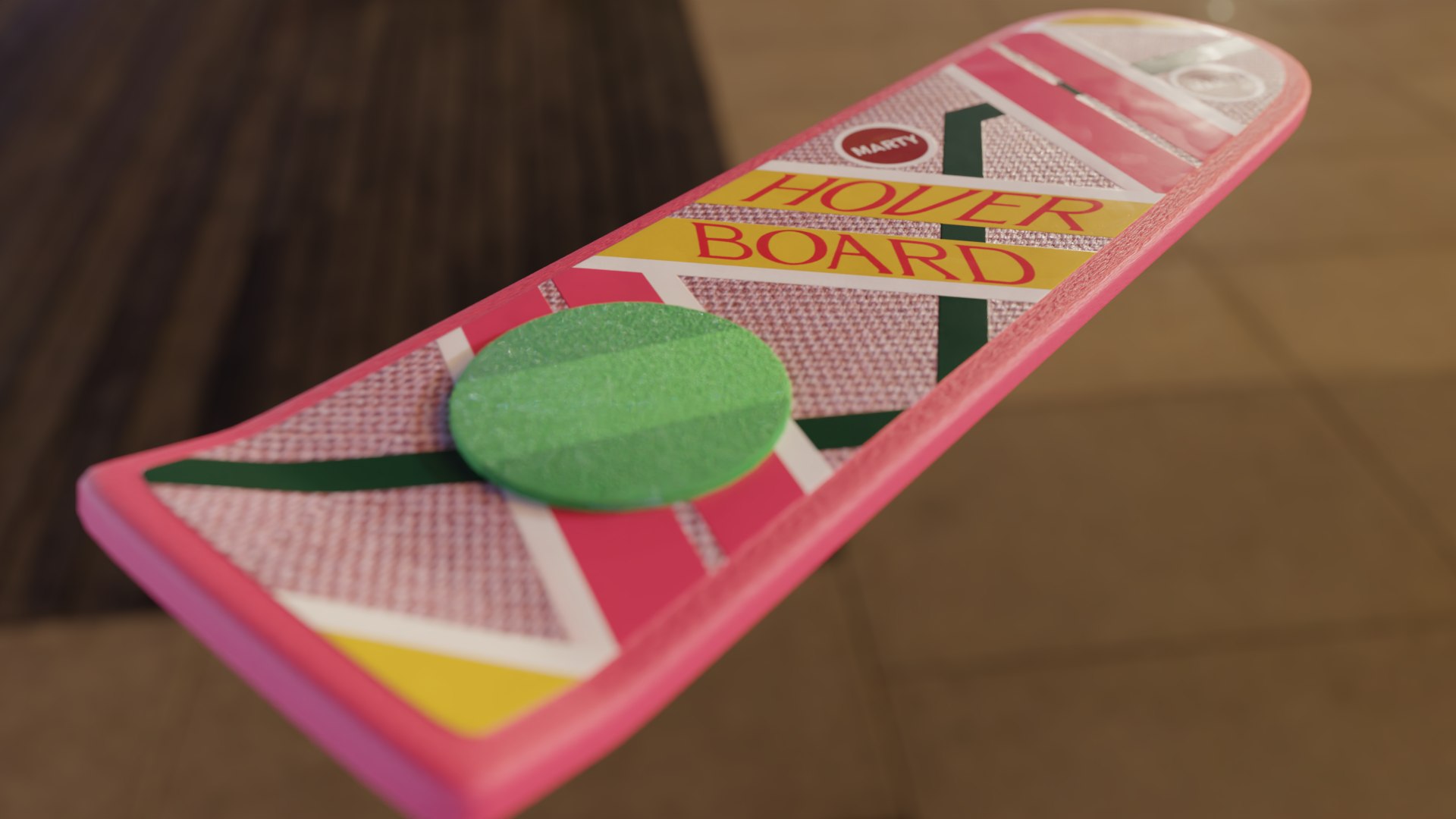 3D Marty McFlys Hoverboard - Back To The Future - TurboSquid 2096981