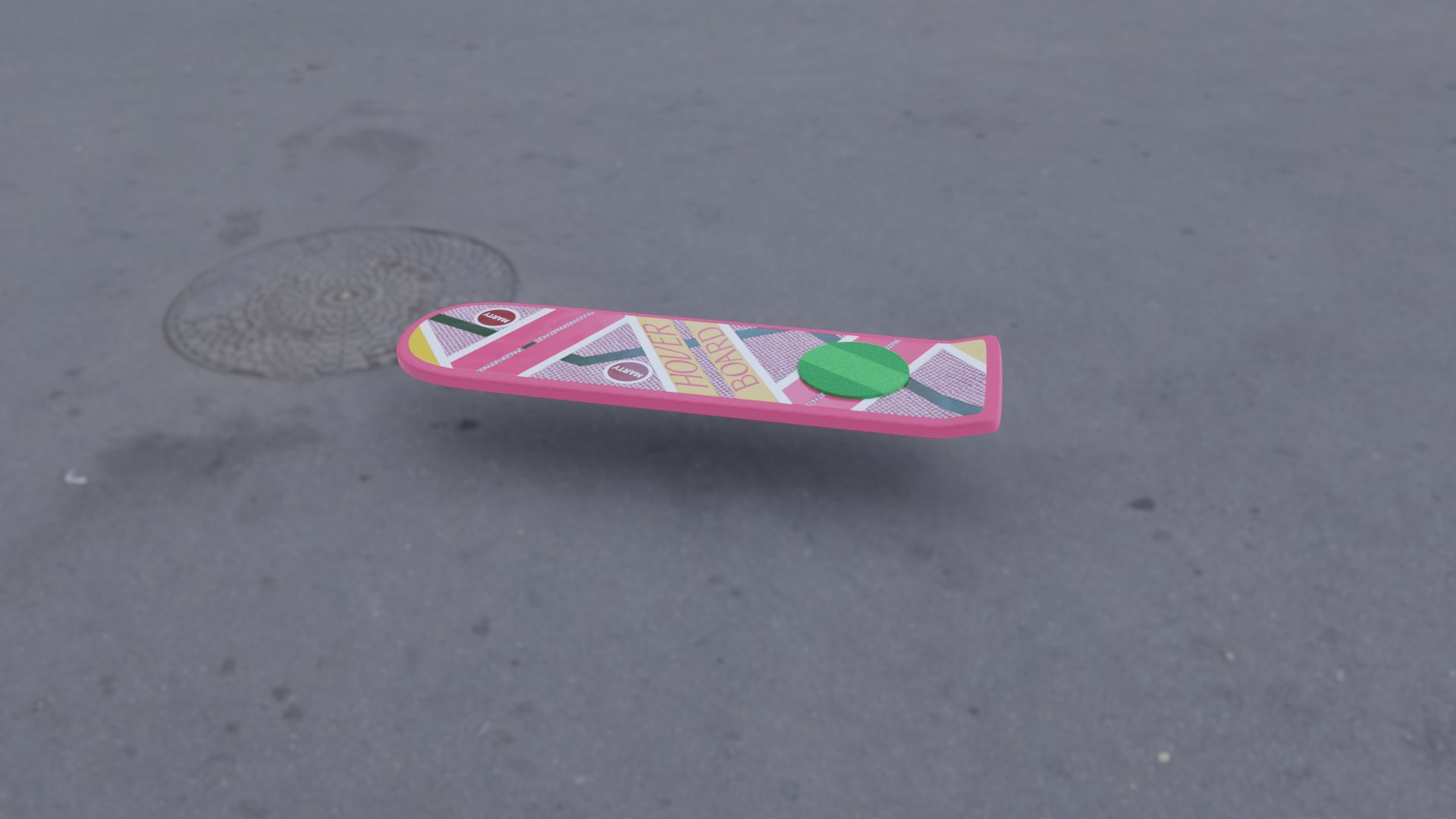 3D Marty McFlys Hoverboard - Back To The Future - TurboSquid 2096981