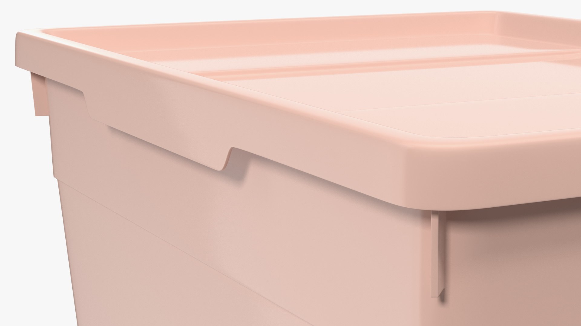 Pink Plastic Storage Box Model - TurboSquid 1513512