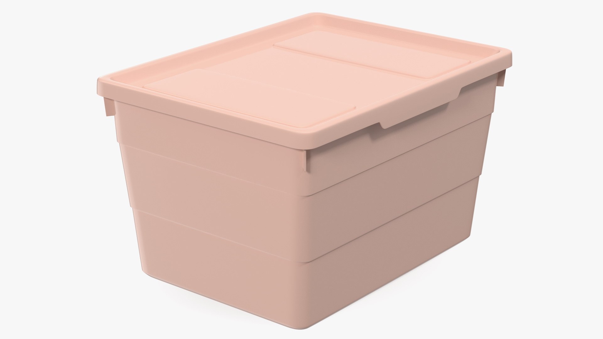 Pink plastic storage box model - TurboSquid 1513512