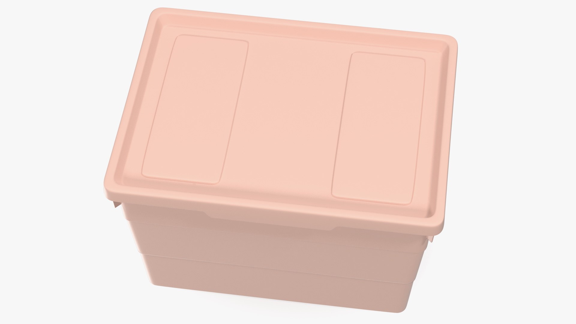 Pink Plastic Storage Box Model - TurboSquid 1513512