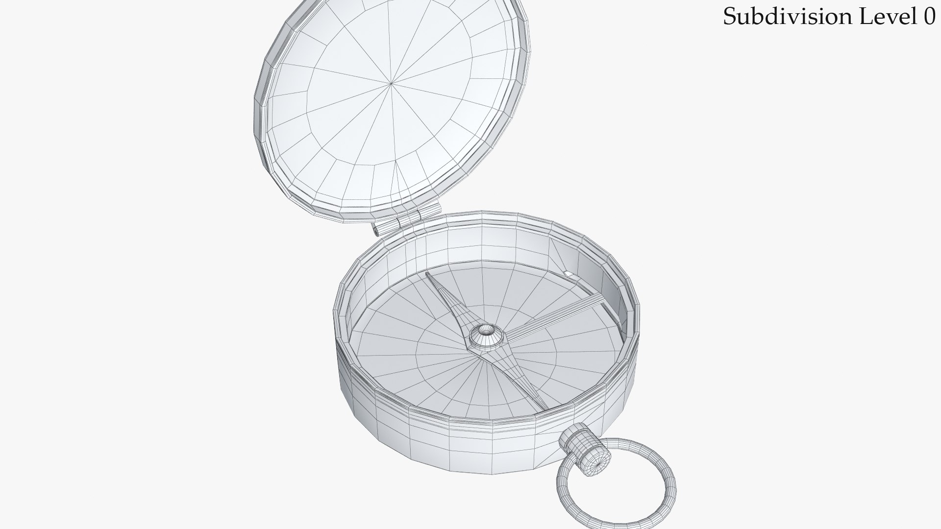 compass modeled 3d 3ds