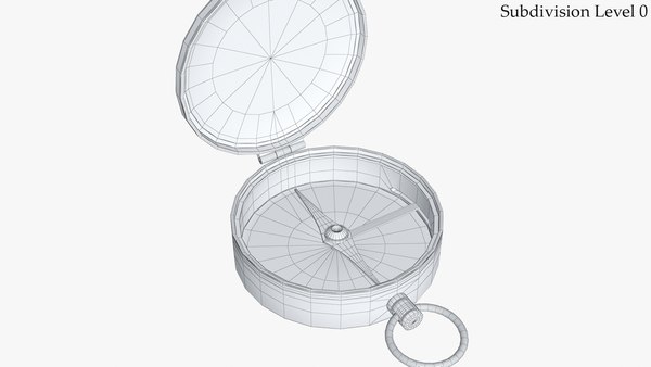 compass modeled 3d 3ds