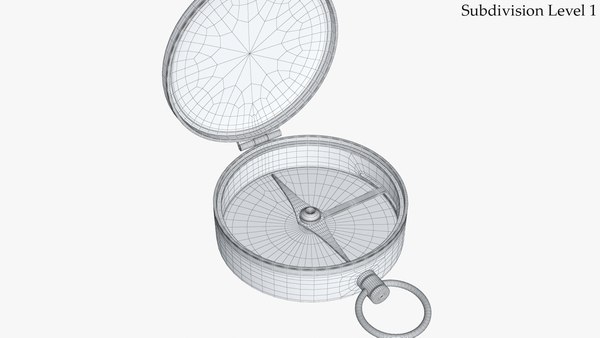 compass modeled 3d 3ds
