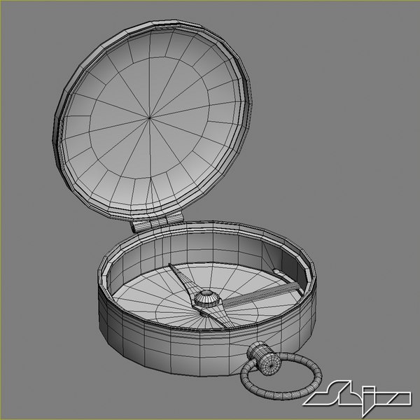compass modeled 3d 3ds