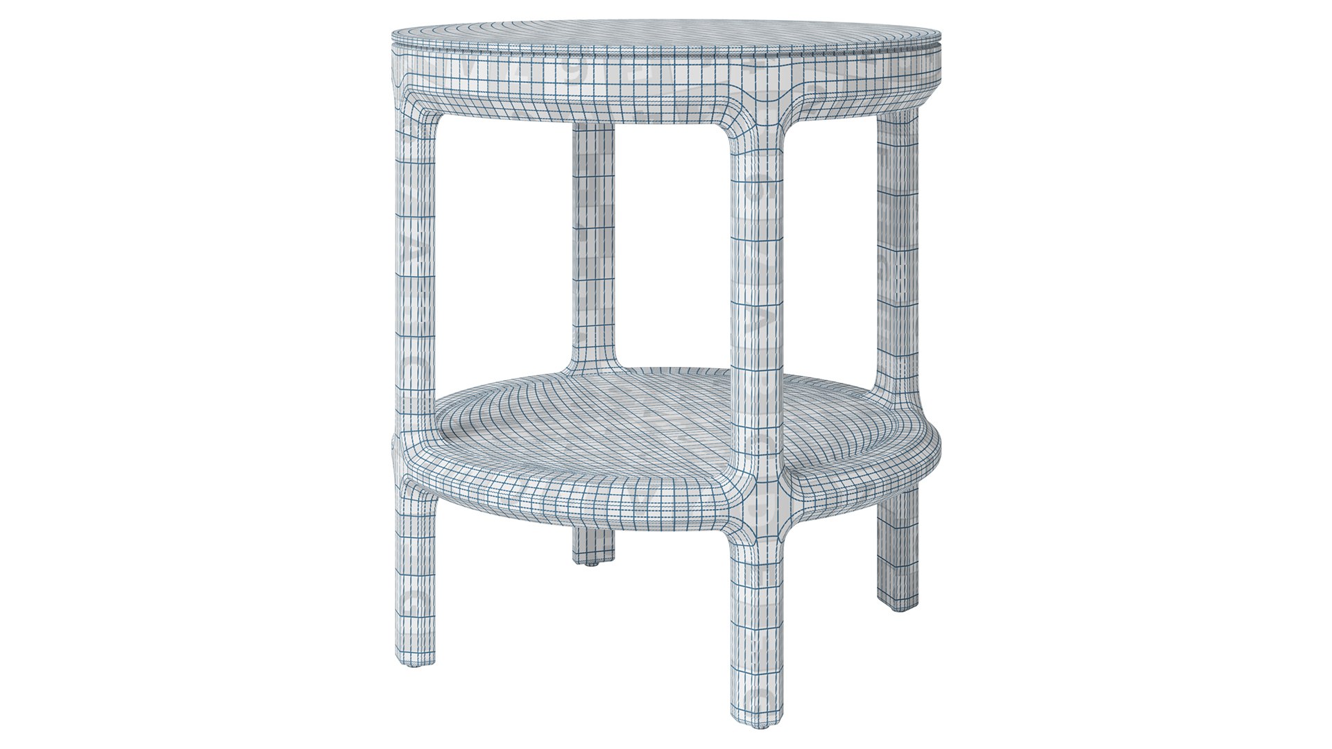 3D Restoration Harware Round Side Tables Padua Model - TurboSquid 2206083