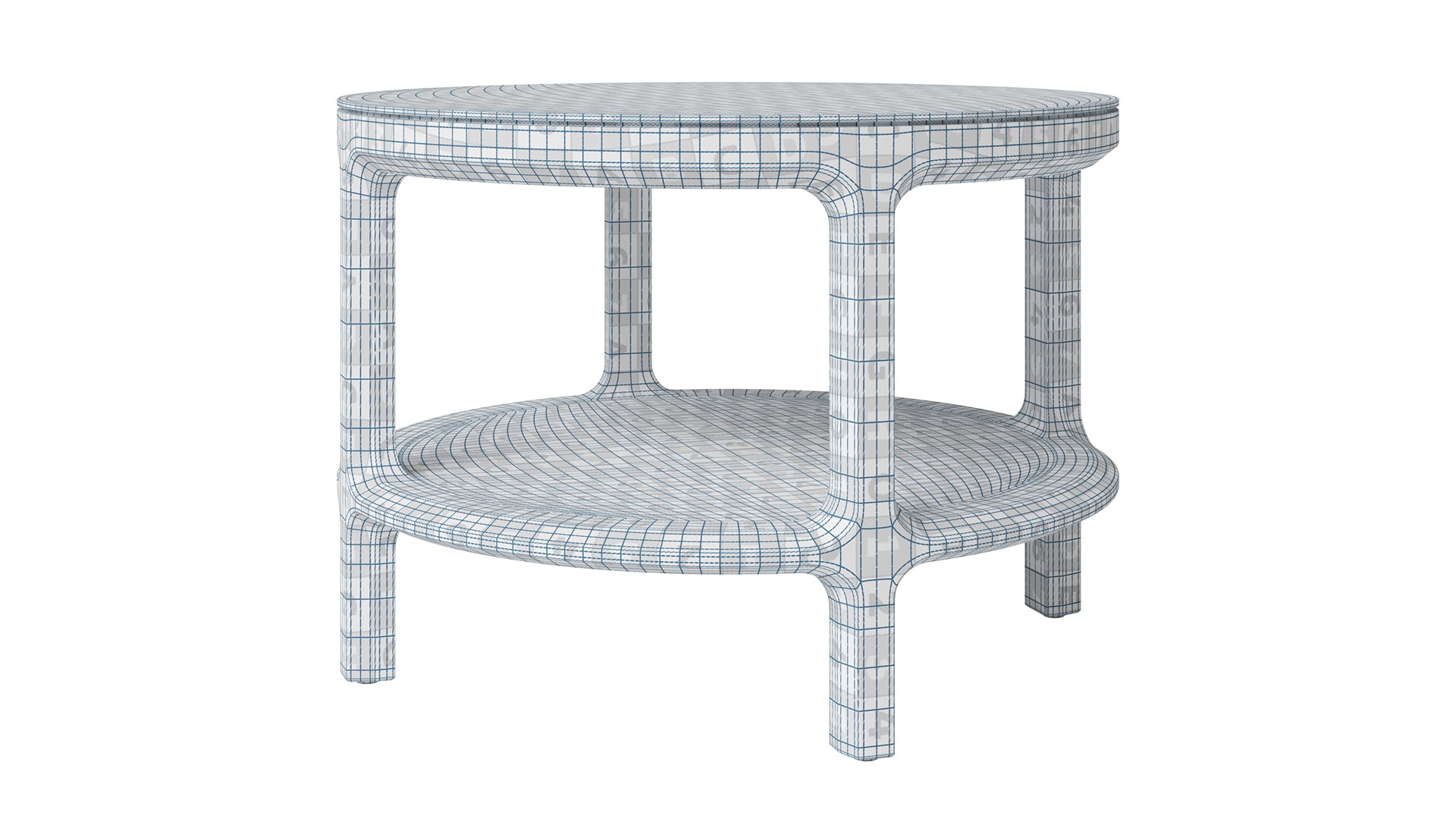 3D Restoration Harware Round Side Tables Padua Model - TurboSquid 2206083