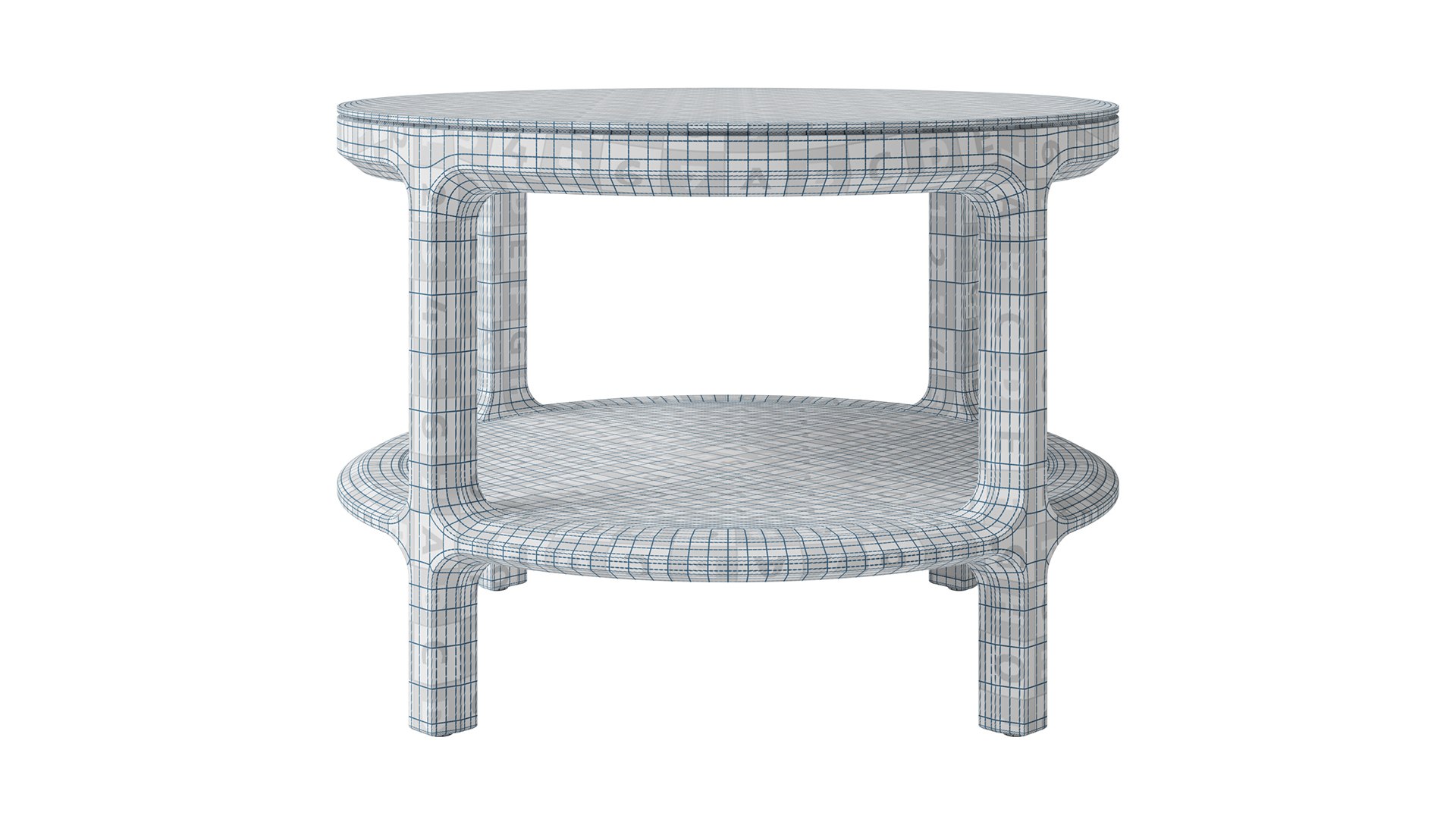 3D Restoration Harware Round Side Tables Padua Model - TurboSquid 2206083