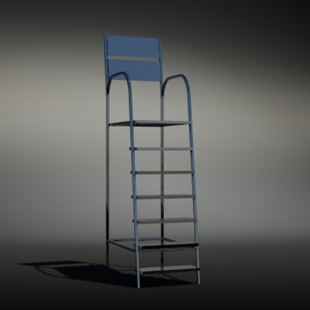 3d Life Gaurd Chair Model