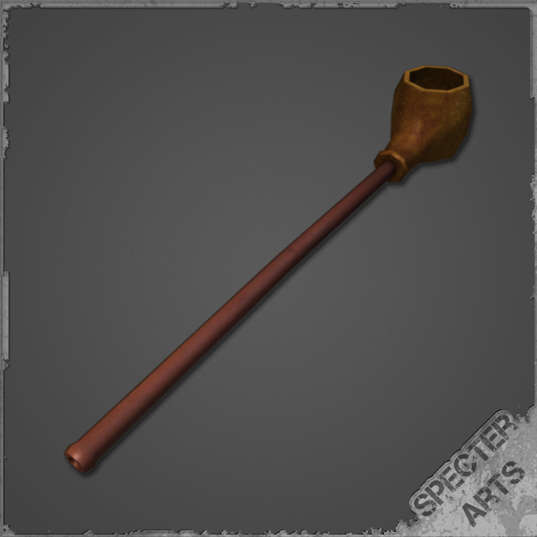 pipe stone bowl 3d model