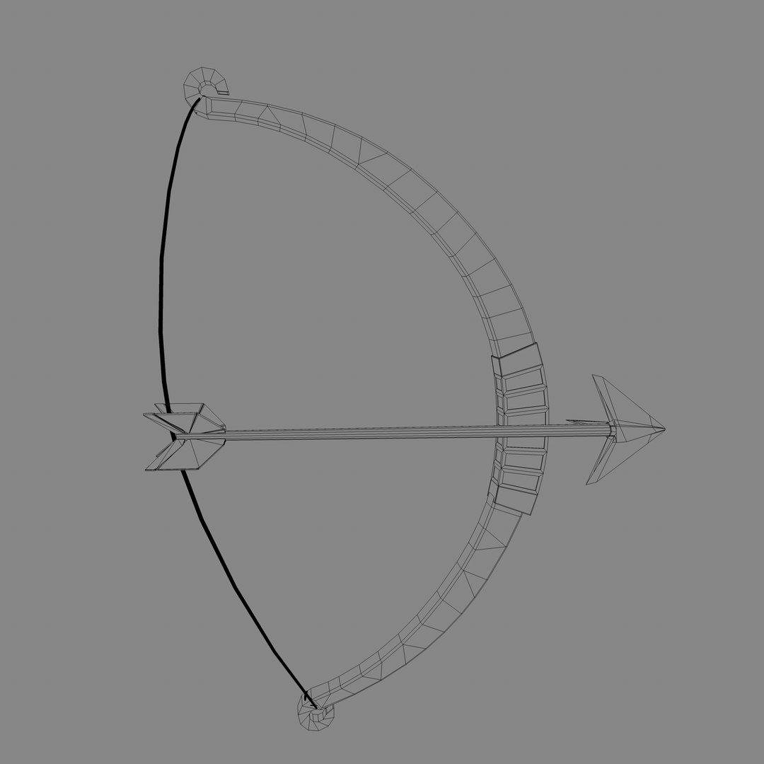 Bow Arrow 3d Model