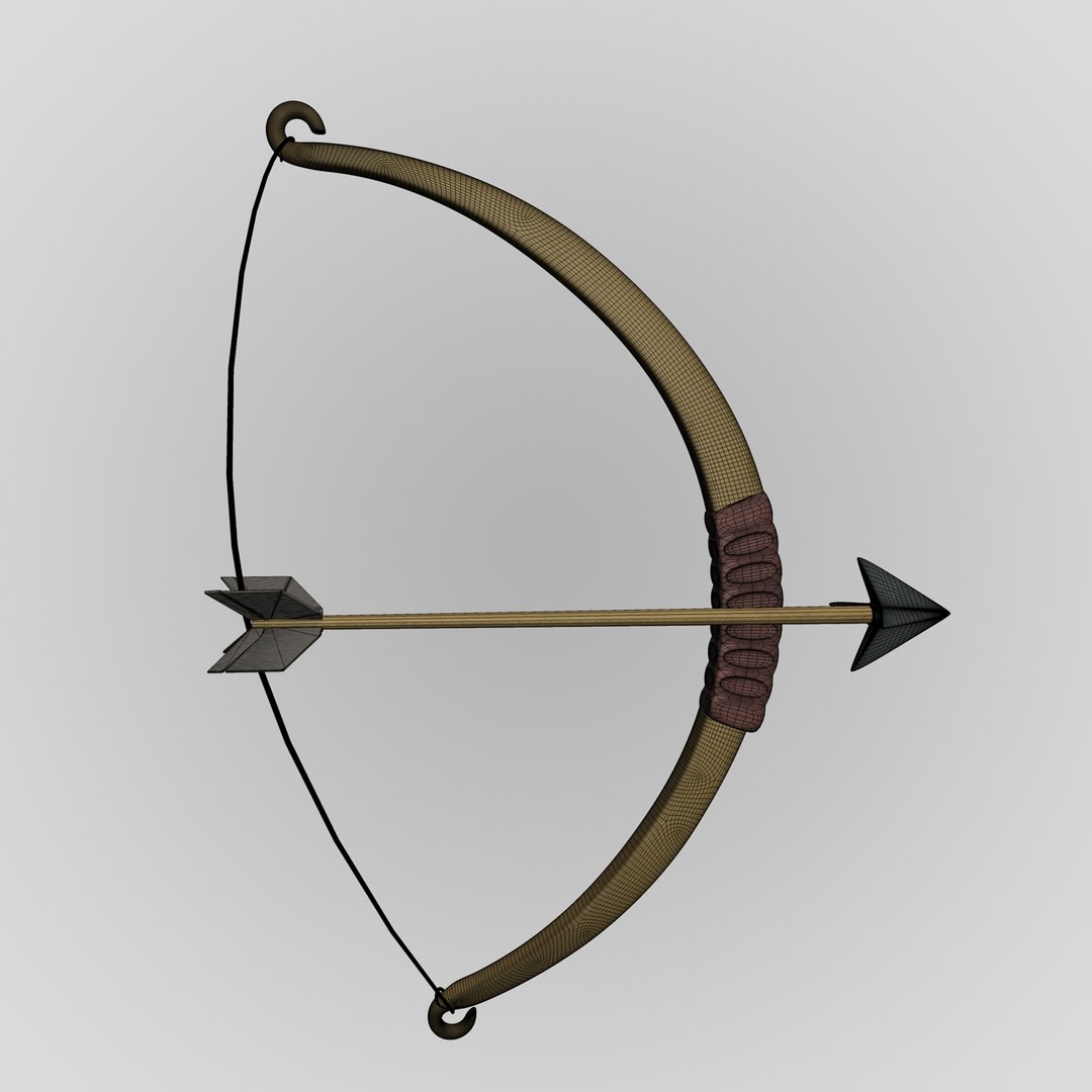 Bow Arrow 3d Model