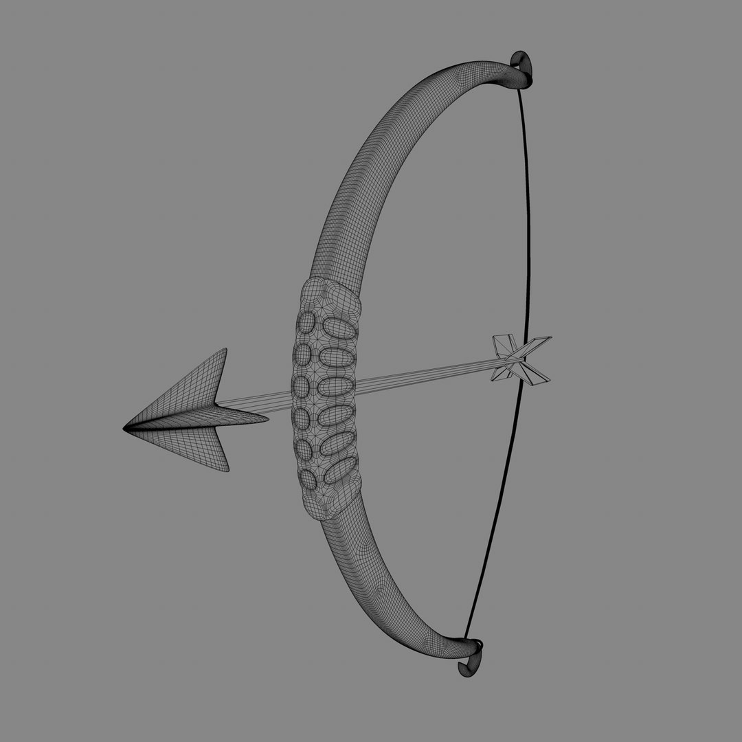 Bow Arrow 3d Model
