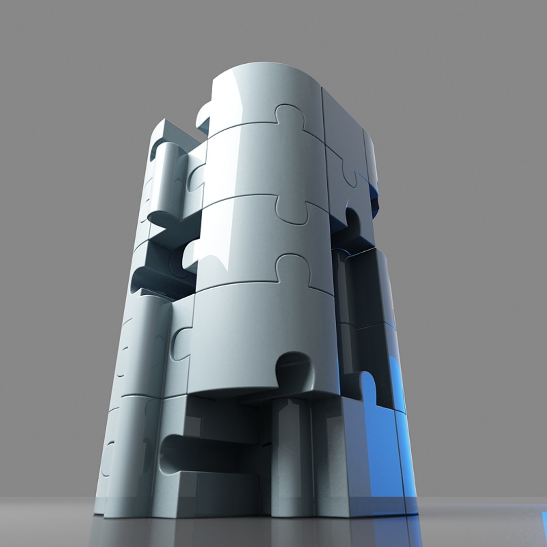 Jigsaw Puzzle Building Blocks 3d Max