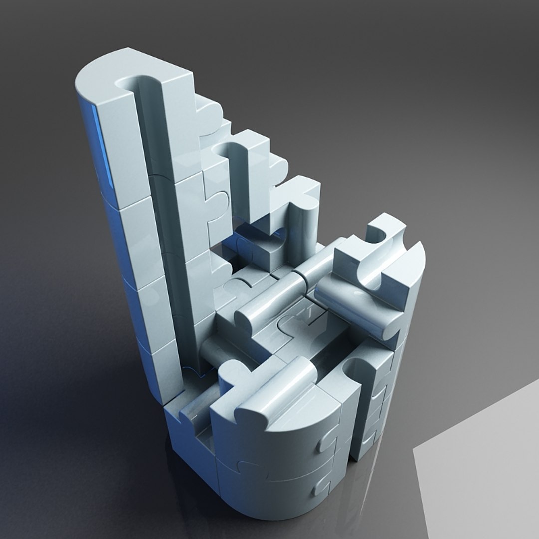 Jigsaw Puzzle Building Blocks 3d Max