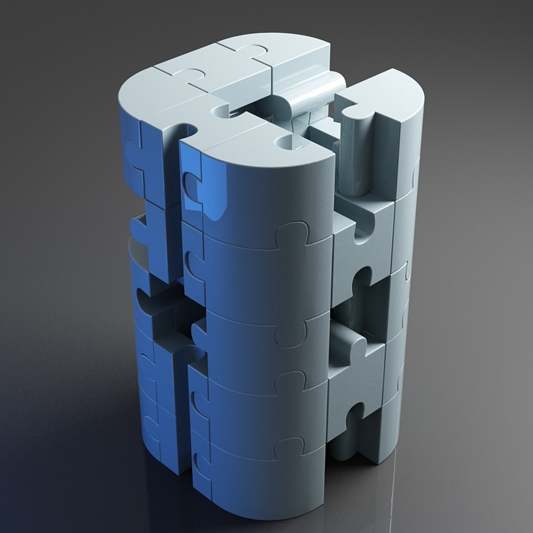 Jigsaw Puzzle Building Blocks 3d Max