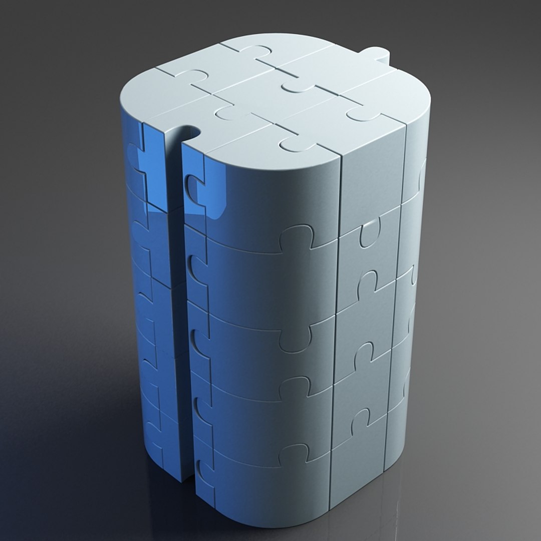 Jigsaw Puzzle Building Blocks 3d Max