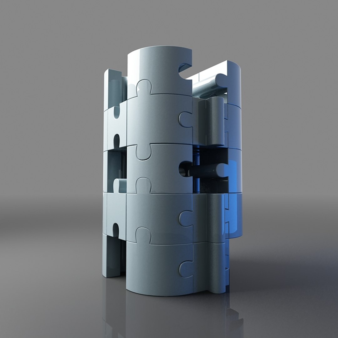 Jigsaw Puzzle Building Blocks 3d Max