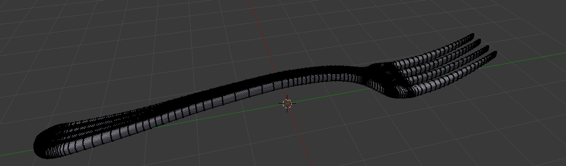 3d Model Fork Blender