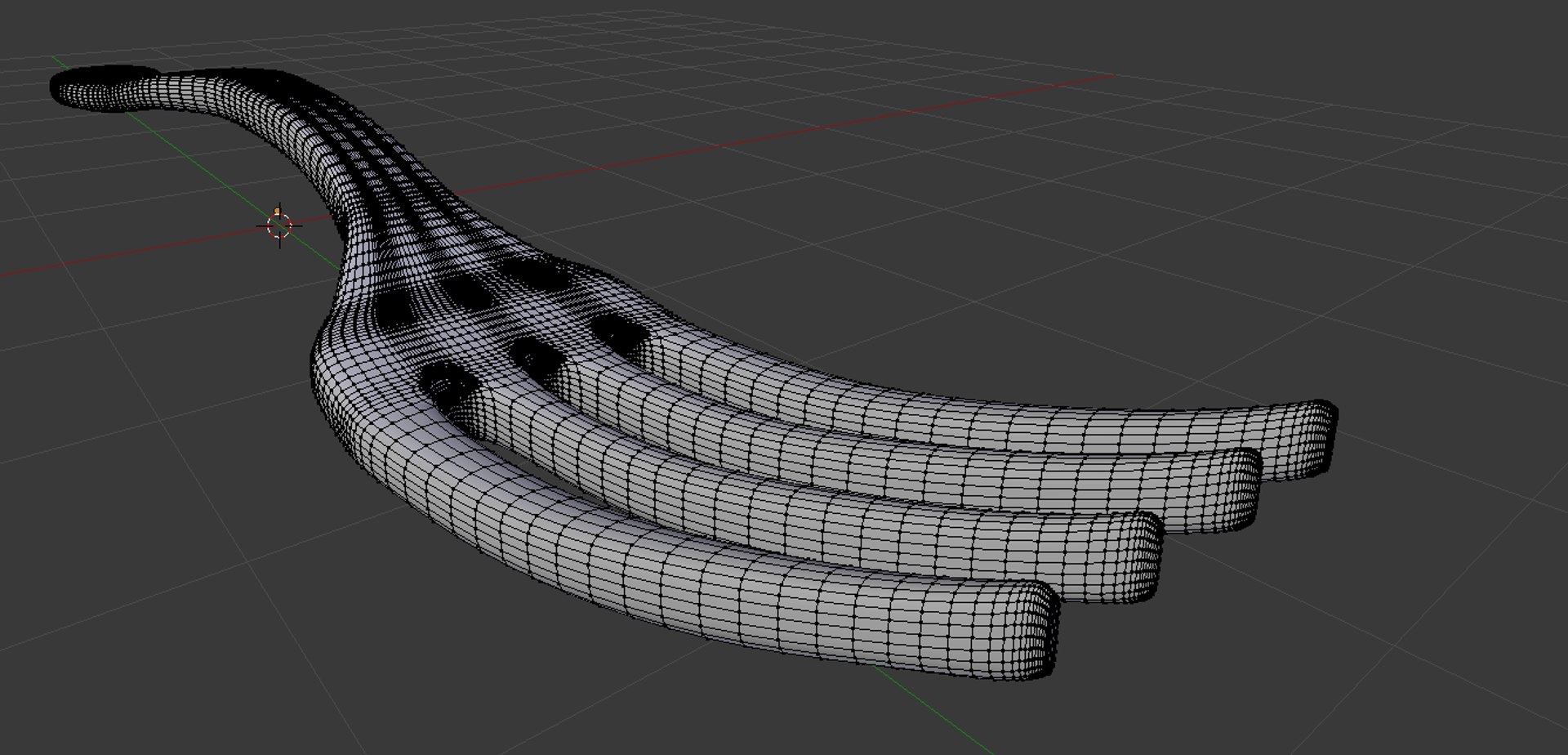 3d Model Fork Blender