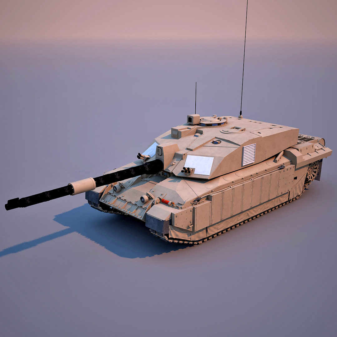3d model fv4034 challenger 2 british