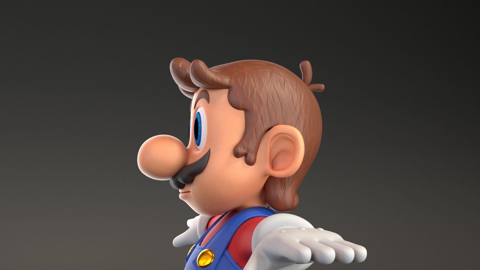 Super Mario Character From Game 3D model - TurboSquid 1948888