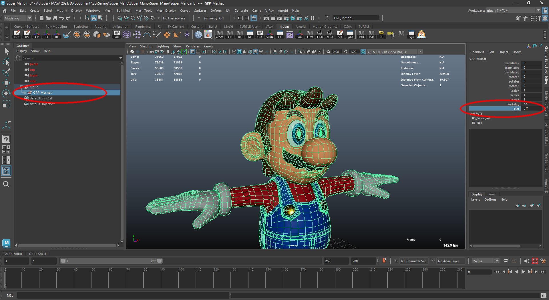 Super Mario Character From Game 3D model - TurboSquid 1948888