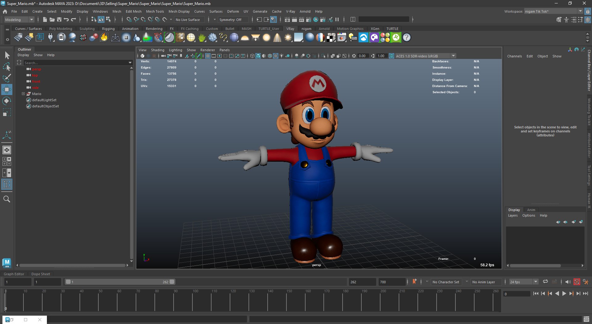 Super Mario Character From Game 3D model - TurboSquid 1948888