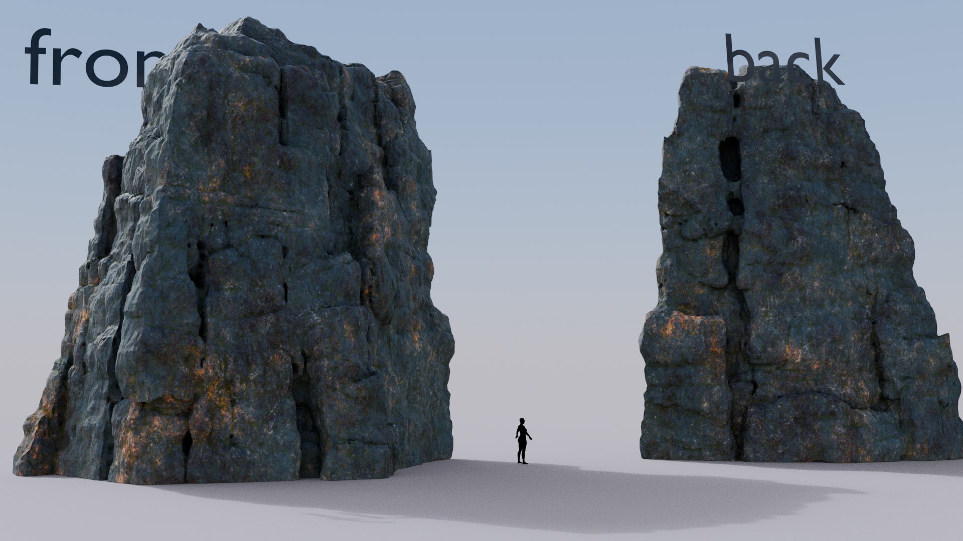 3D Realistic Rock Cliffs - TurboSquid 2339507