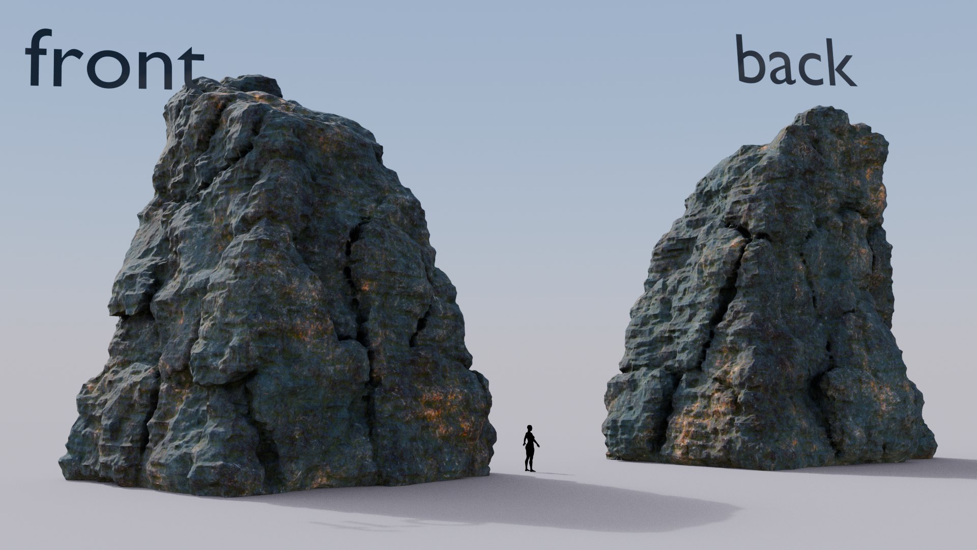 3D Realistic Rock Cliffs - TurboSquid 2339507