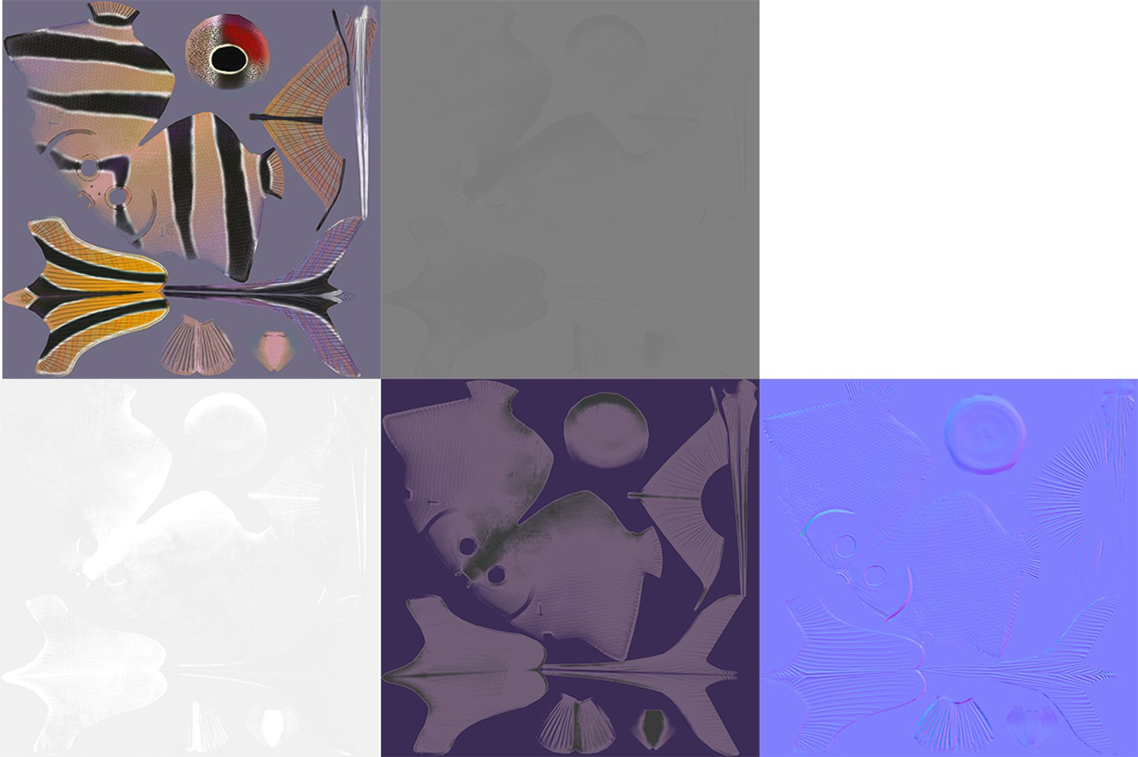 Scalar fish 3D - TurboSquid 1724435