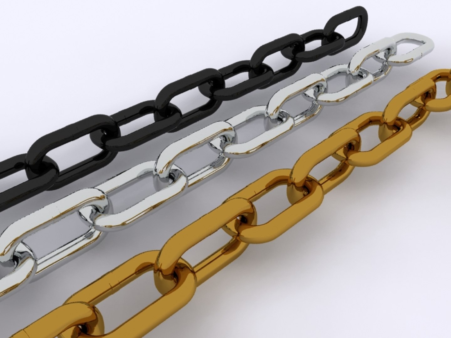 3d Model Chain Set
