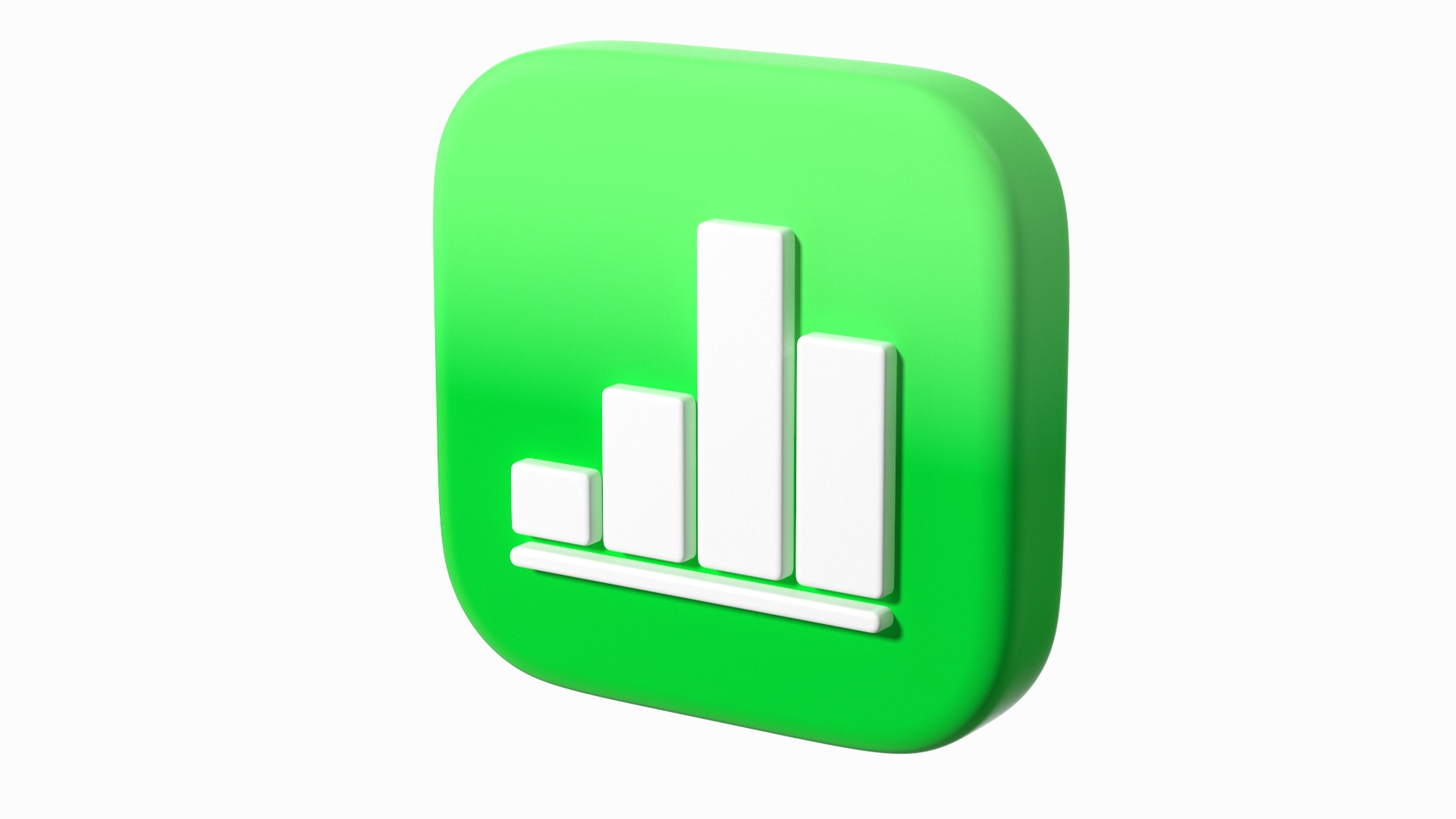 IPhone IOS Numbers Icon Model - TurboSquid 2218560