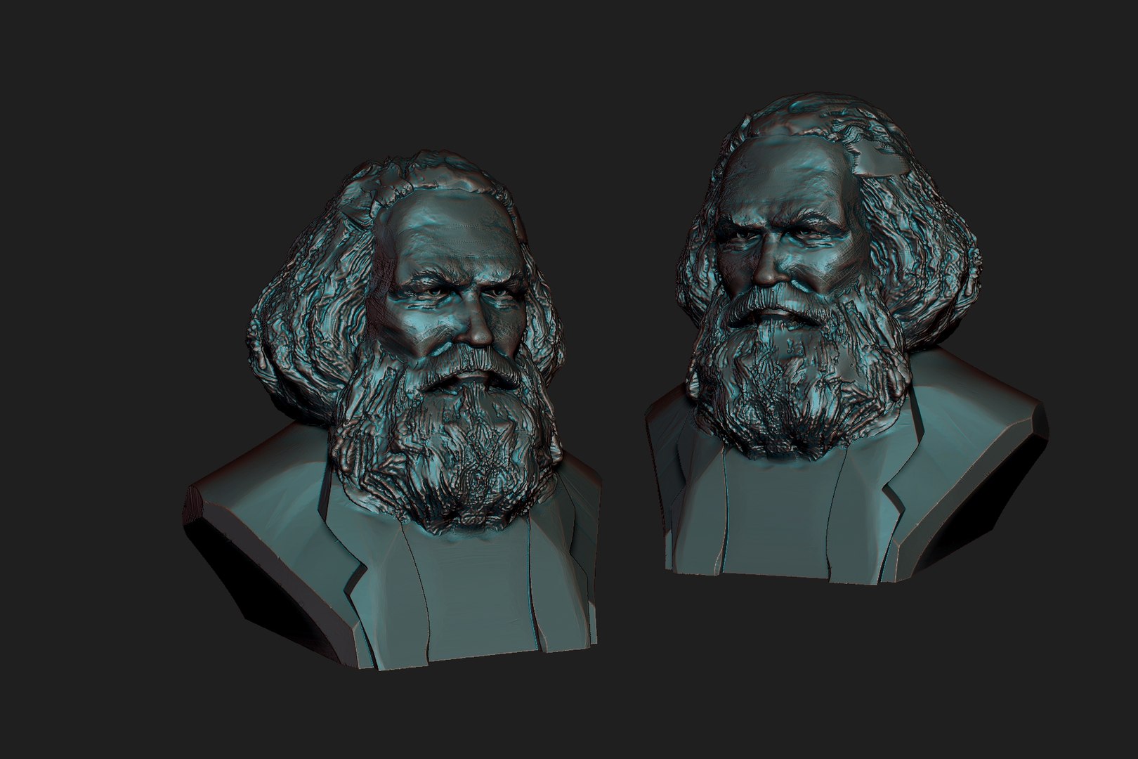 3D Karl Marx Model - TurboSquid 2139662