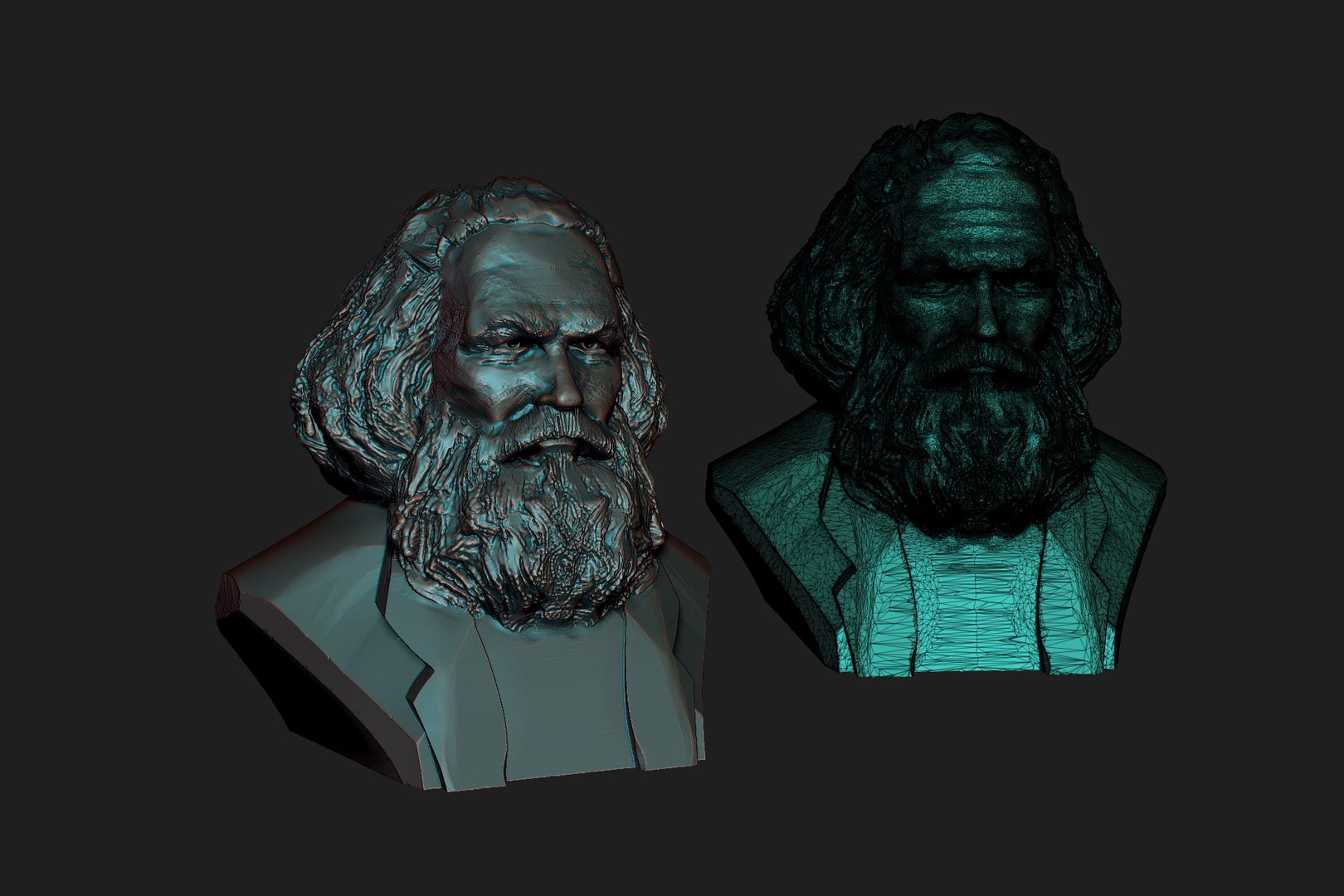 3D Karl Marx Model - TurboSquid 2139662