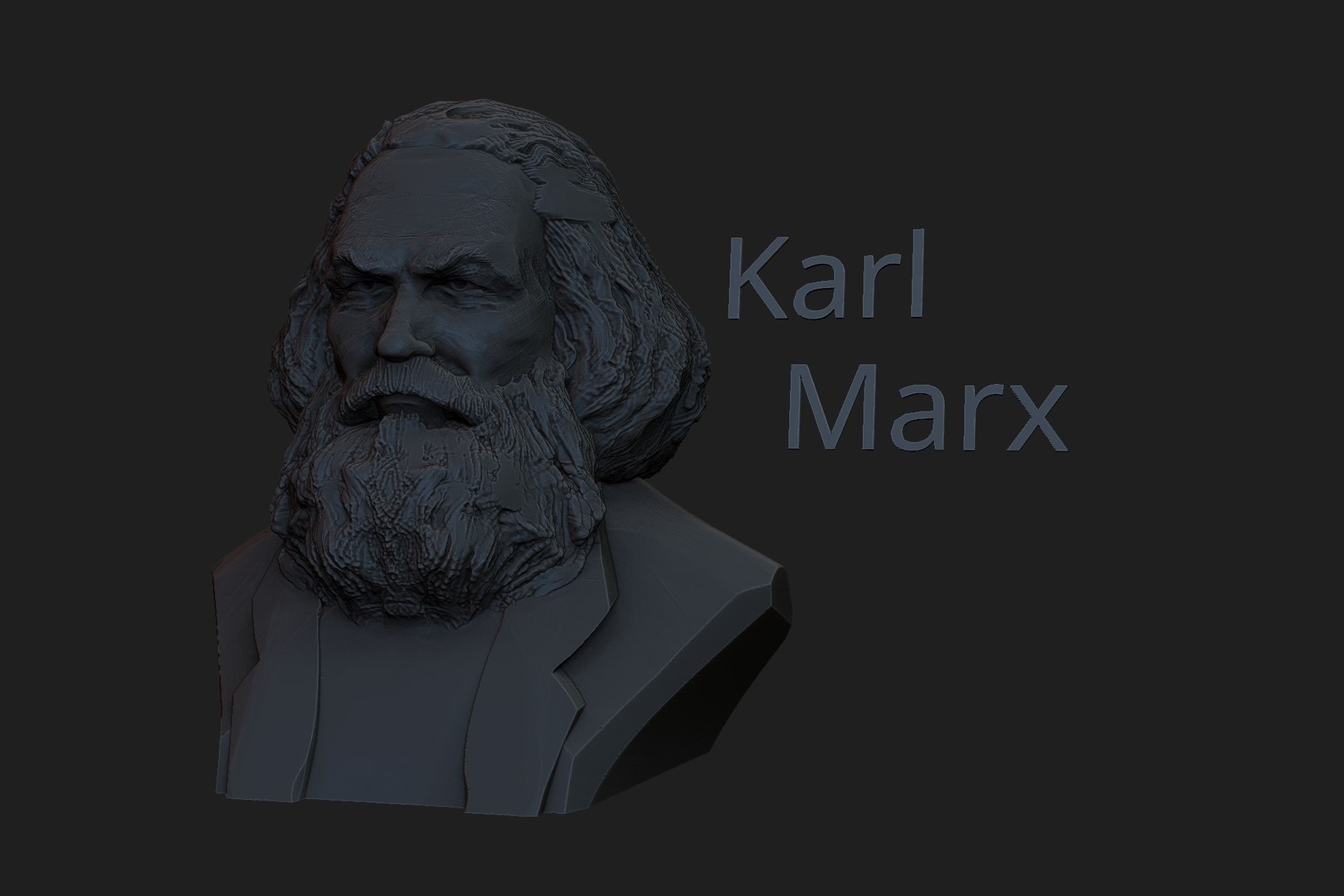 3D Karl Marx Model - TurboSquid 2139662